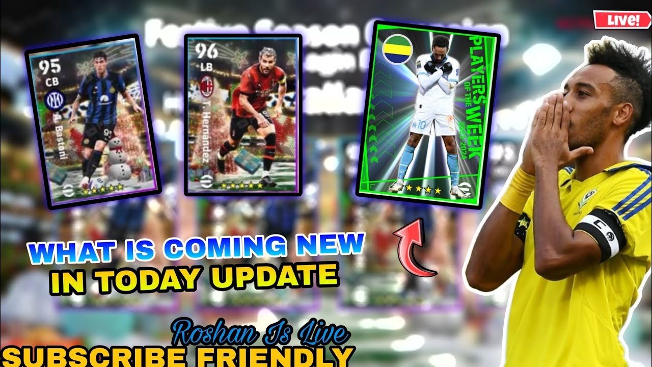 What Is Coming New Today?||eFootball24||🔴Live #efootball #update #live ...