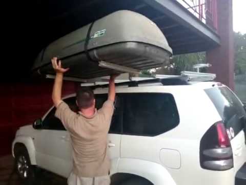 Homemade roofrack - YouTube