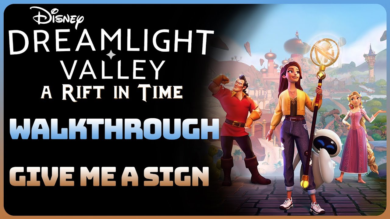 Dreamlight Valley - A Rift In Time: Give Me A Sign (Walkthrough) - YouTube