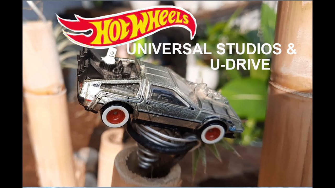 Hot Wheels Universal Studios and U-Drive BACK TO FUTURE CAR - YouTube