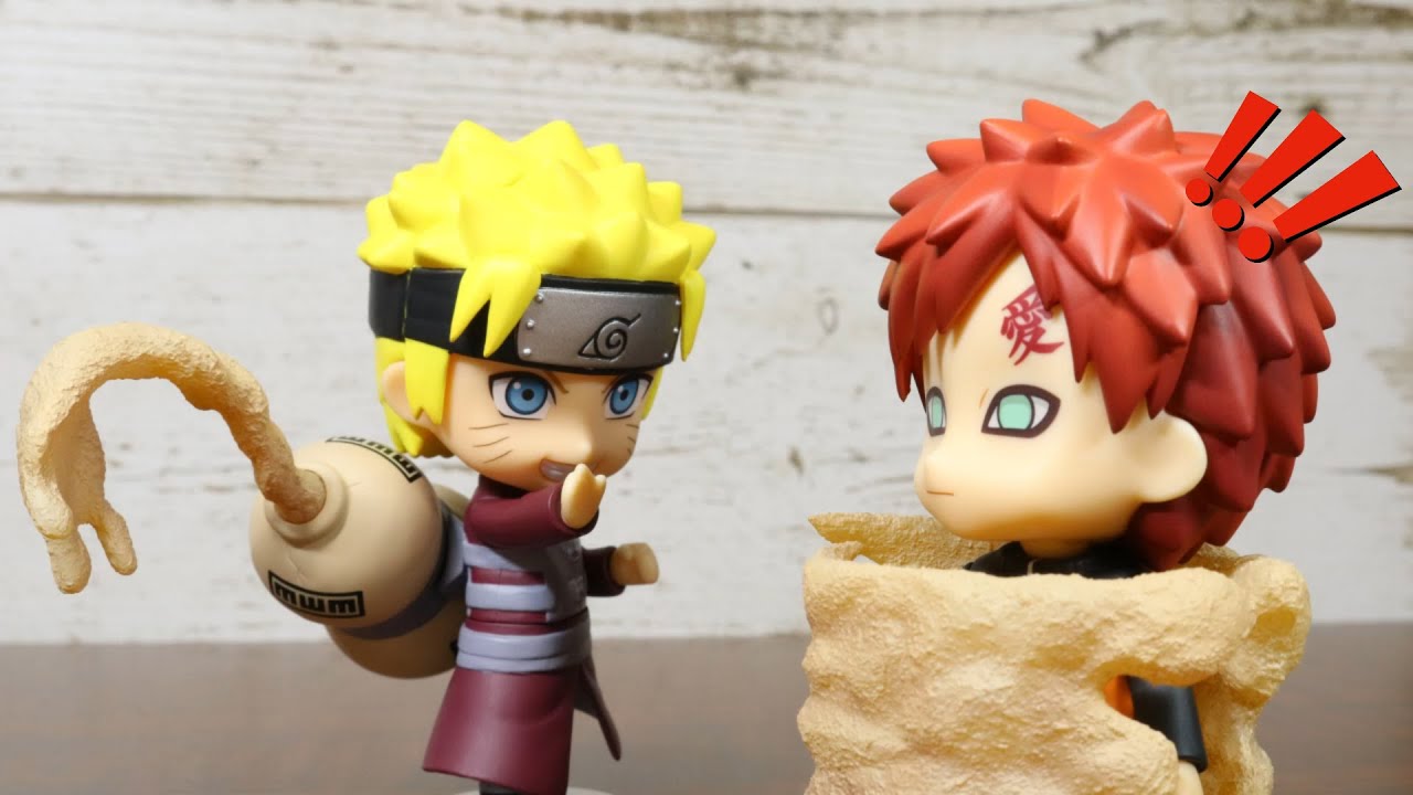Naruto uses Gaara's Special Move【NARUTO】【Stop motion】【Nendoloid】 - YouTube