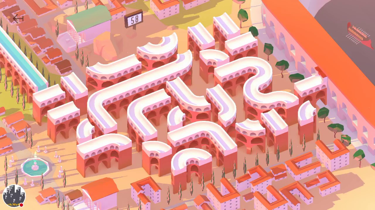 aqueduct game walkthrough Level 6 - YouTube