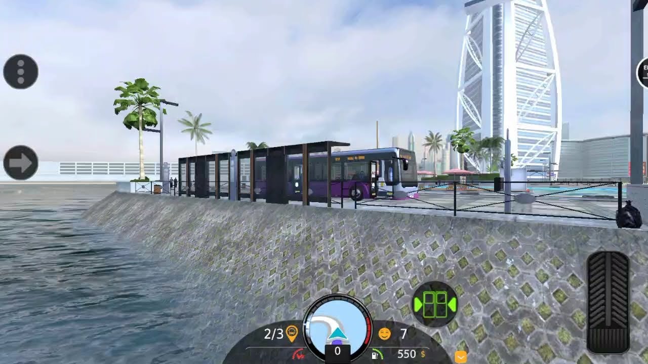 Bus Simulator 2023 | Dubai Route 1 & 2 - YouTube