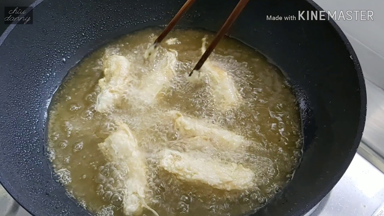 Deep Fry Nine Belly Fish with Garlic - YouTube