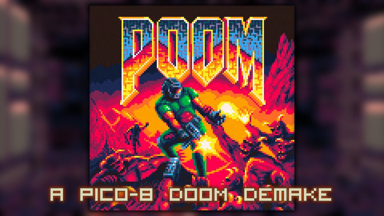 POOM - A Pico-8 Doom Demake /// First Impressions - YouTube