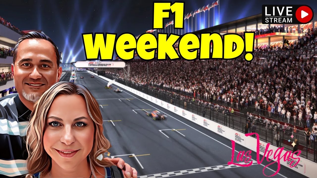 LIVE LAS VEGAS Strip F1 Weekend Action 🏎️🆙🆙 - YouTube