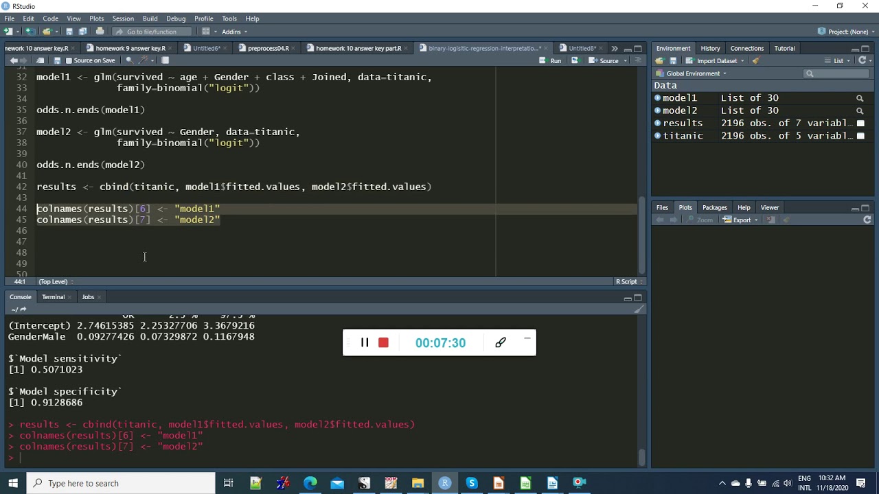 Interpreting Binary Logistic Regression Results YouTube Interpreting Binary Logistic Regression Results YouTube
