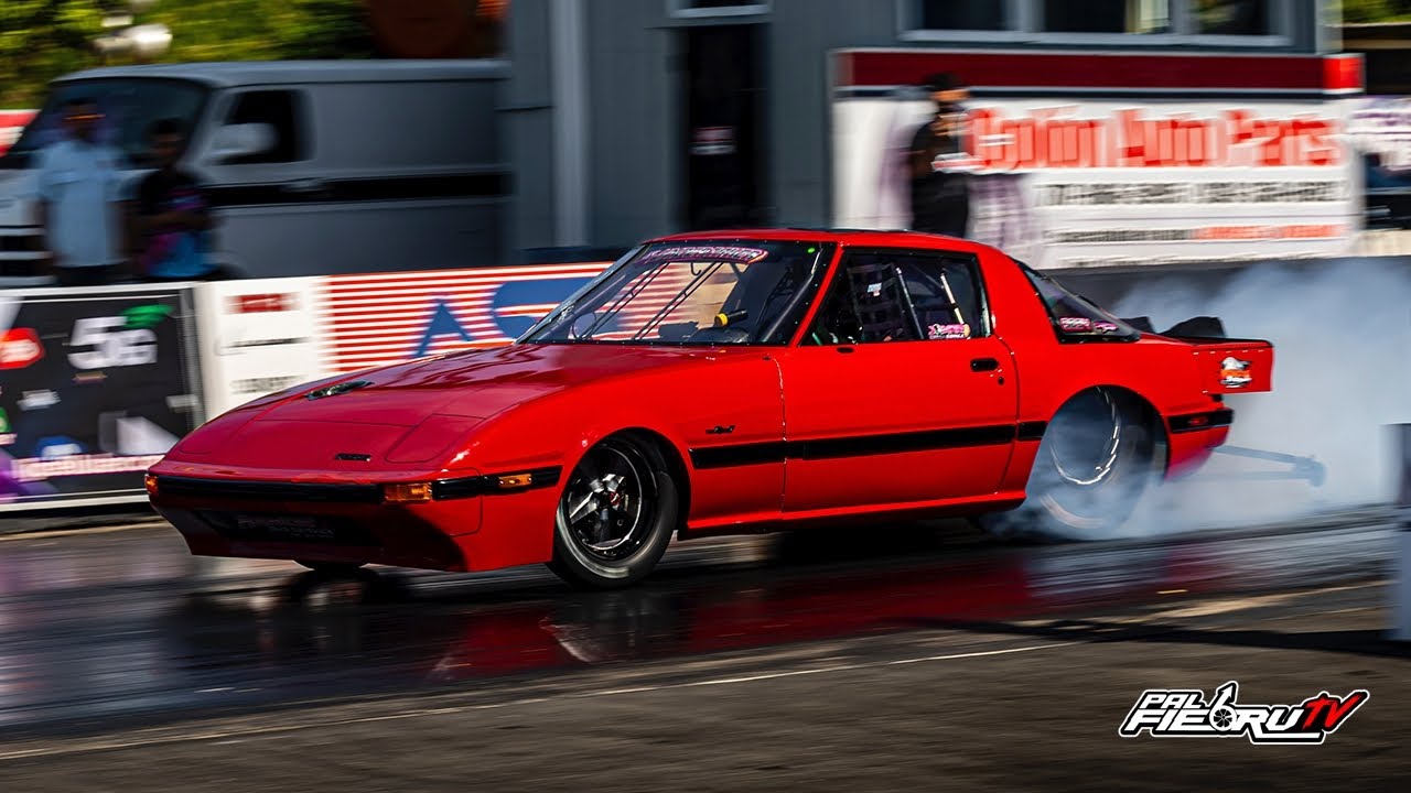 El Undertaker Mazda rx7 13b turbo se Roba el Show en los 6 segundos ...