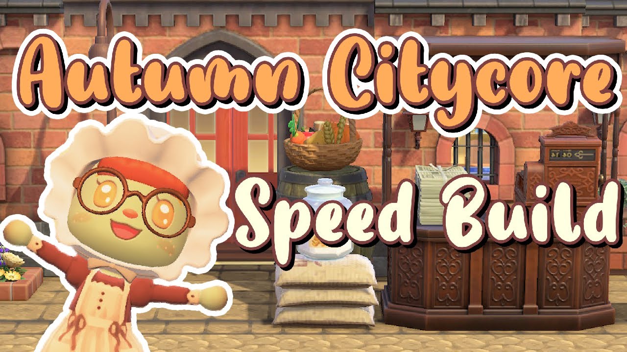 Fall Town Speed Build! 🍂Autumn Transformation - Animal Crossing New ...