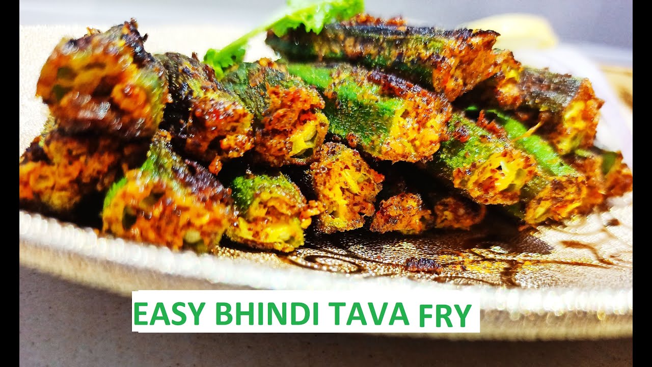 Bhindi Tava Fry - YouTube