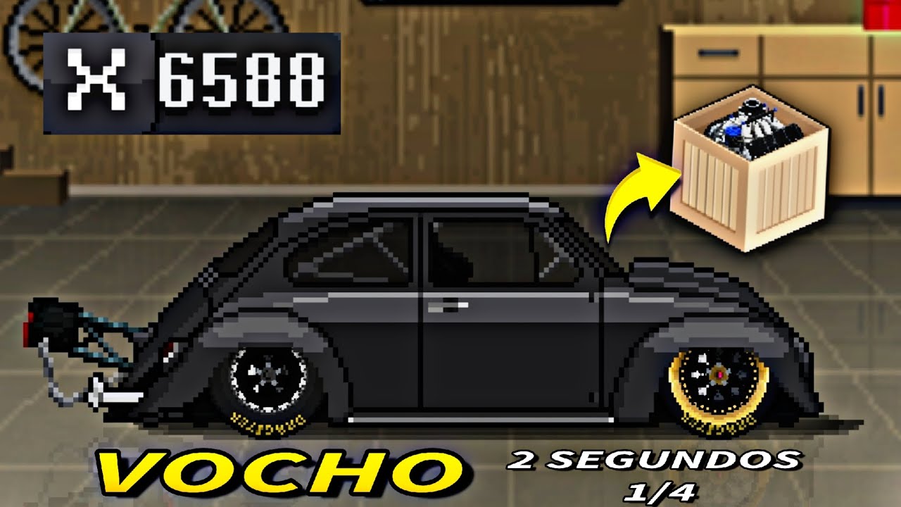 HACIENDO EL VOCHO MAS RAPIDO DEL MUNDO 😱 (+67,000 HP) // Pixel car ...