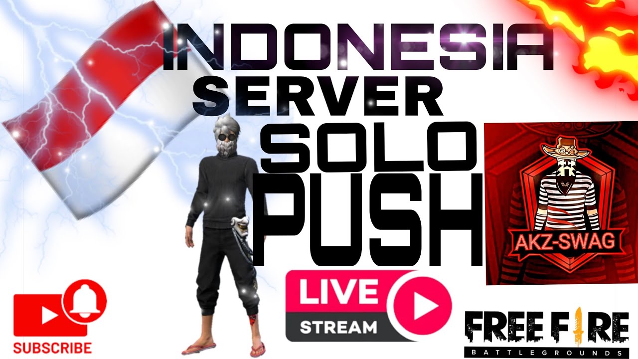 SWAG IS LIVE-INDONESIA SERVER BR-RANK SOLO PUSHHHHH🇮🇩 - YouTube