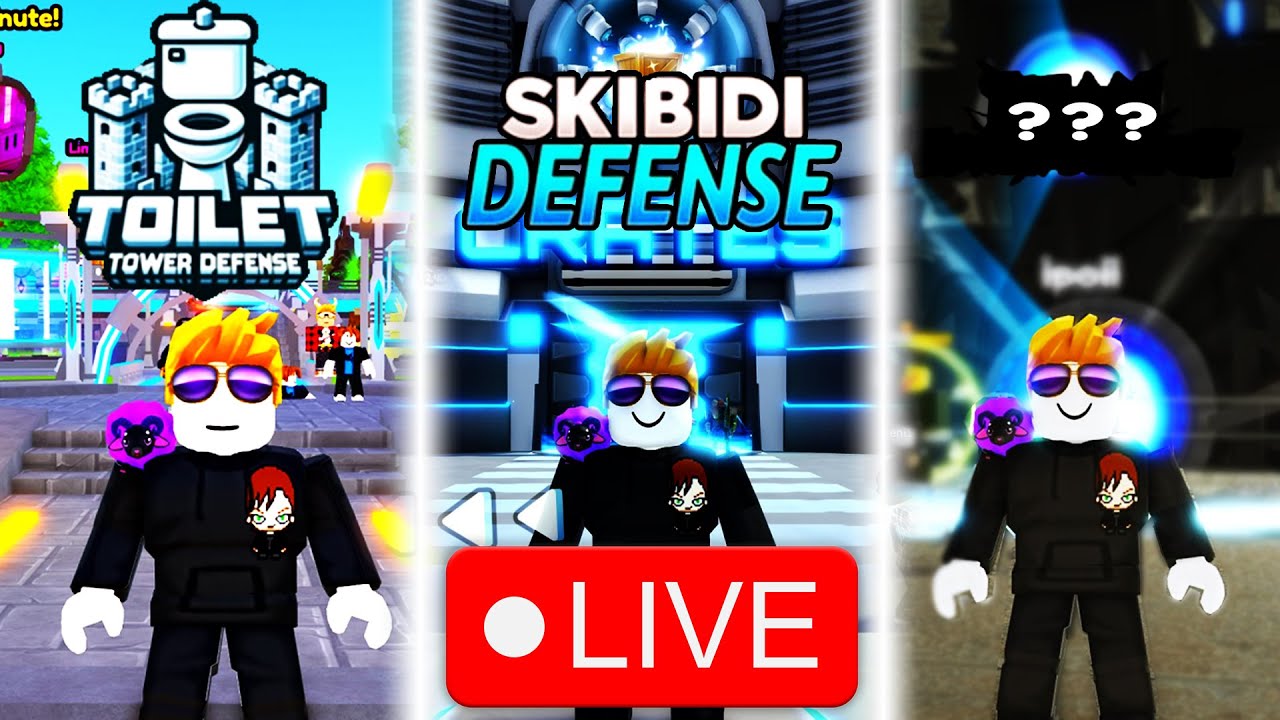 Playing ALL Skibidi Toilet Roblox Games Part 2 | Toilet Tower Defense ...