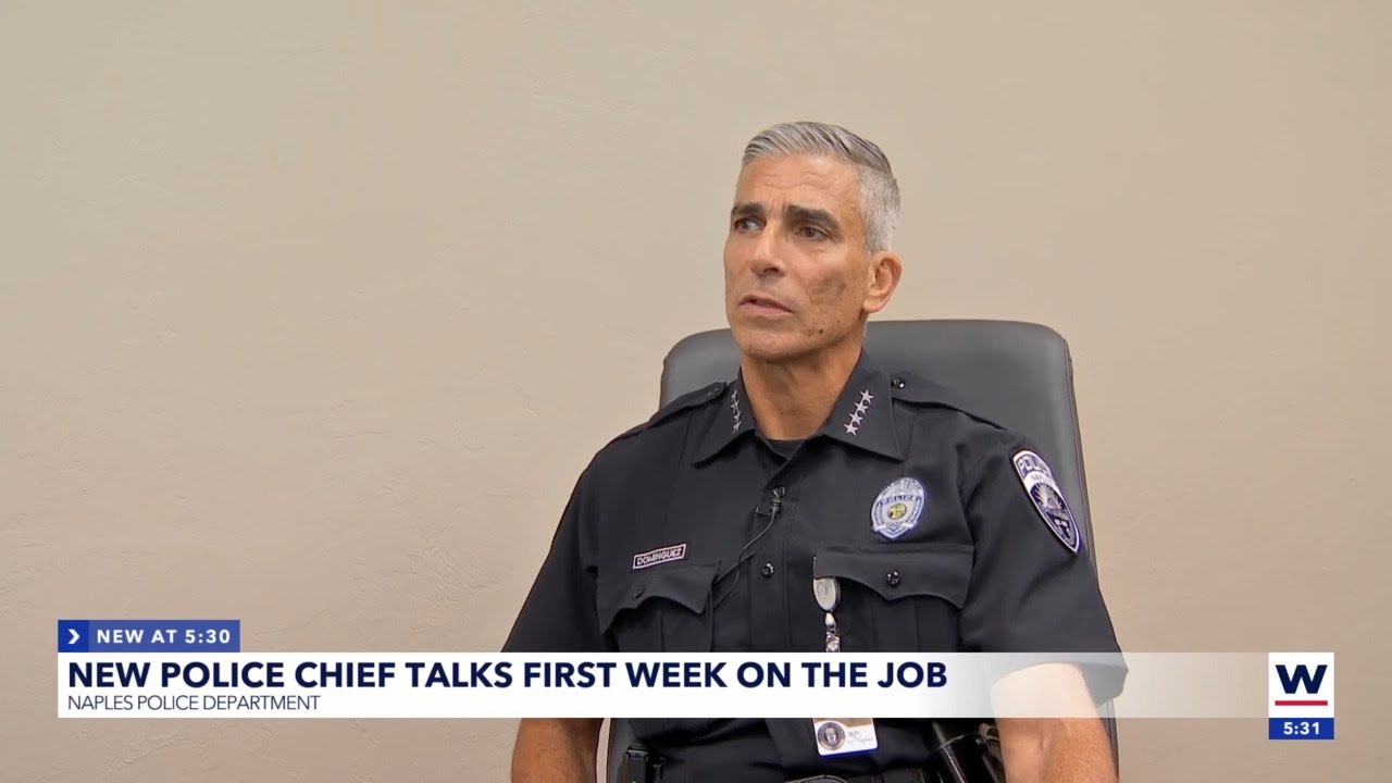 New Naples police chief talks first week on the job - YouTube