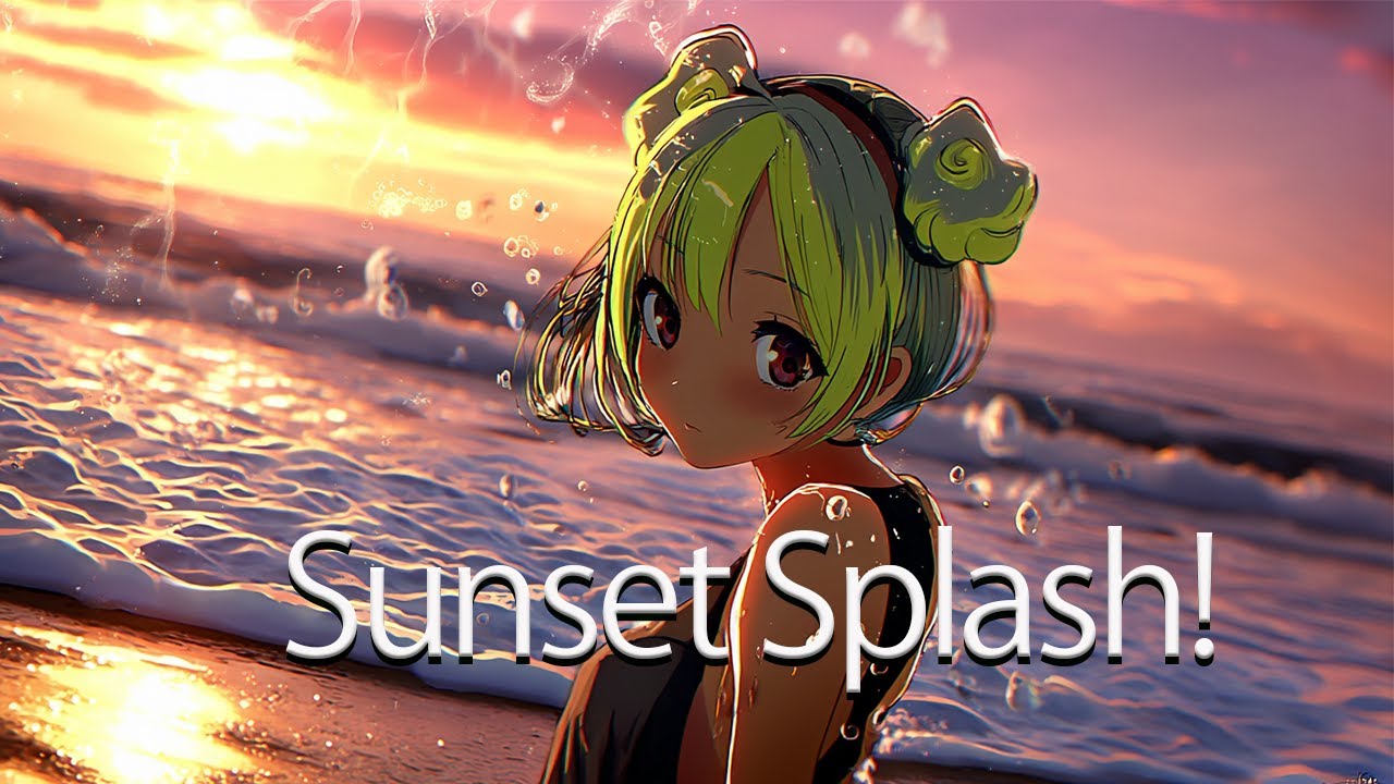 【癒しの夏MV】Sunset Splash!【ずんだもん】 - YouTube