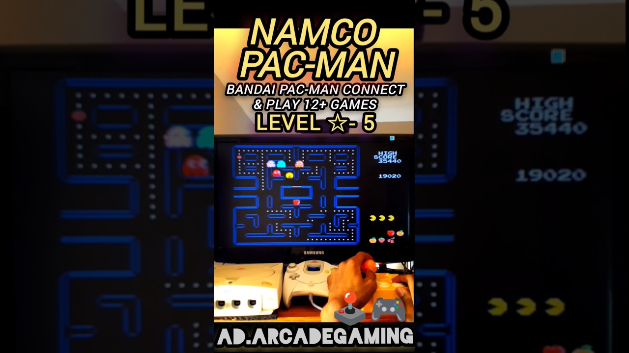 Pac-Man Level 5 - Connect And Play - Classic Namco Arcade Games ...