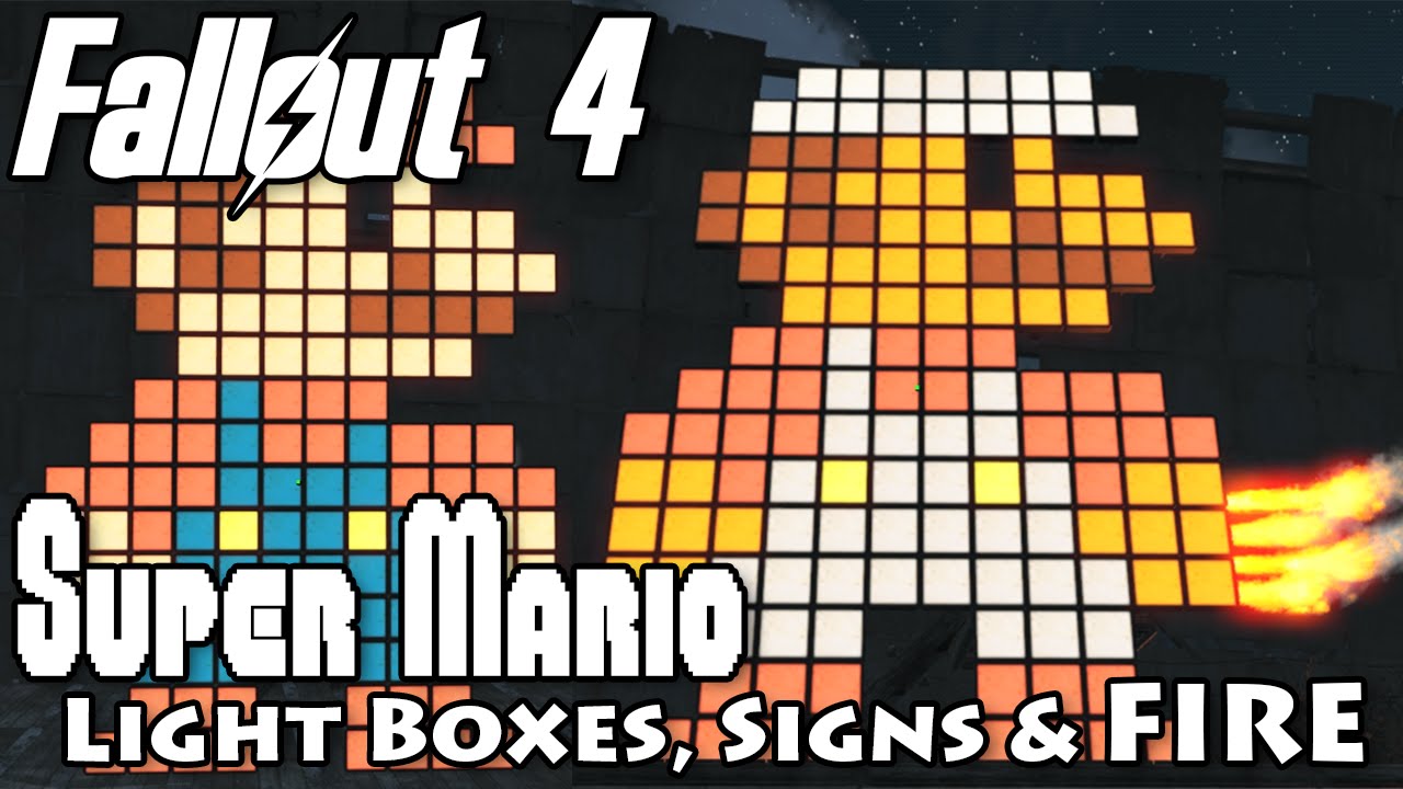 Fallout 4: Super Mario Billboard Sign! (With special function ...