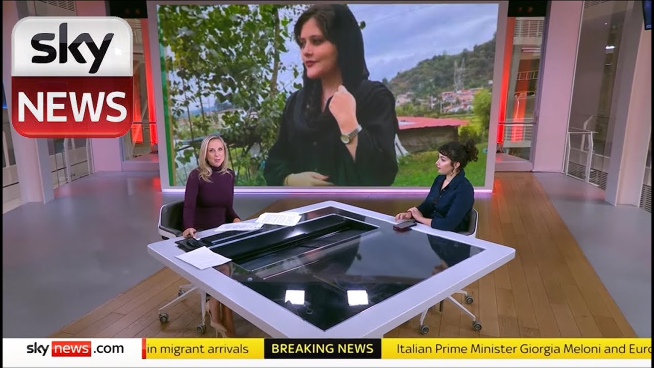 PART 1 | Iran: Mahsa Amini Anniversary | SKY News | Live TV Interview ...