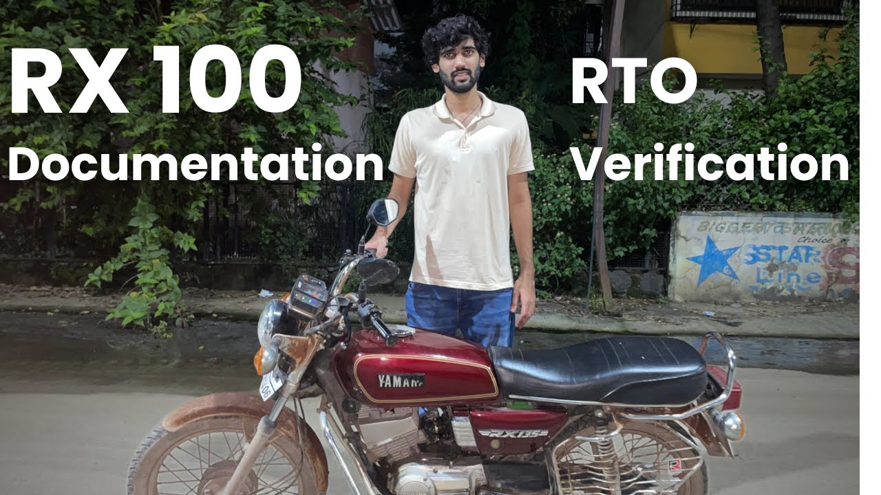 Rx 100 Documentation and RTO Verification Process - YouTube