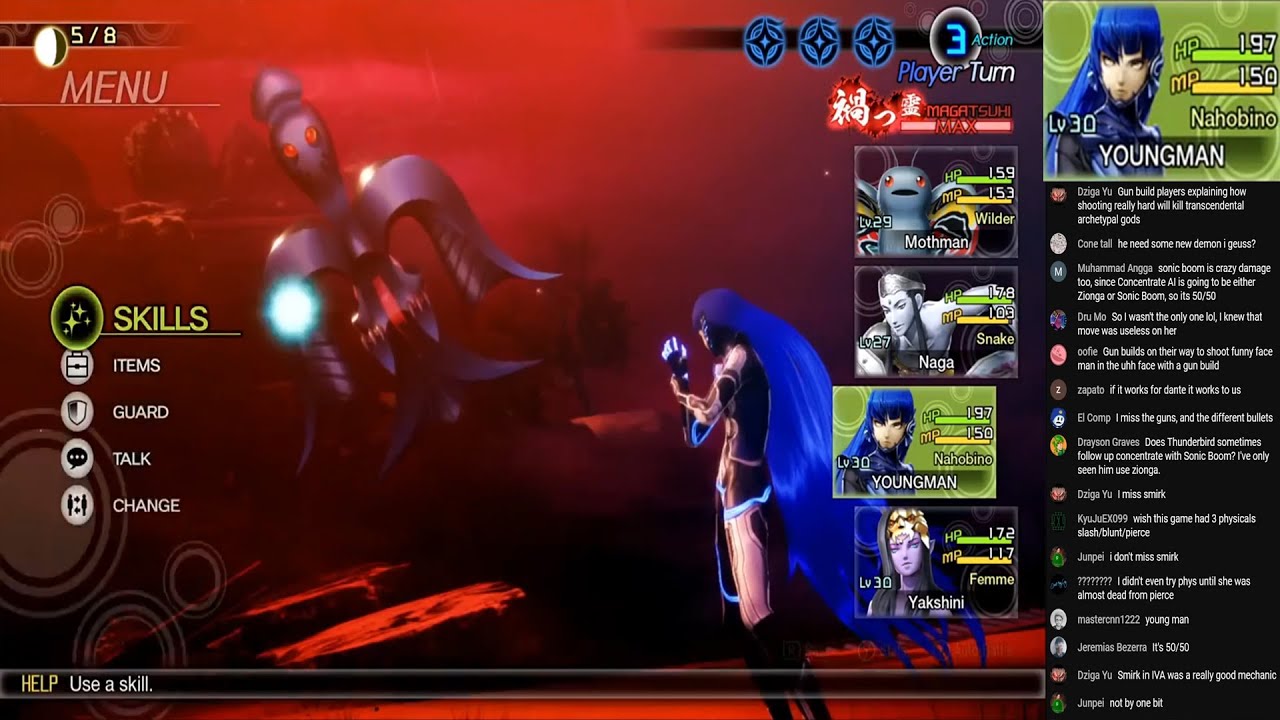 Shin Megami Tensei 5 Low Level - Boss ThunderBird [HARD] - YouTube