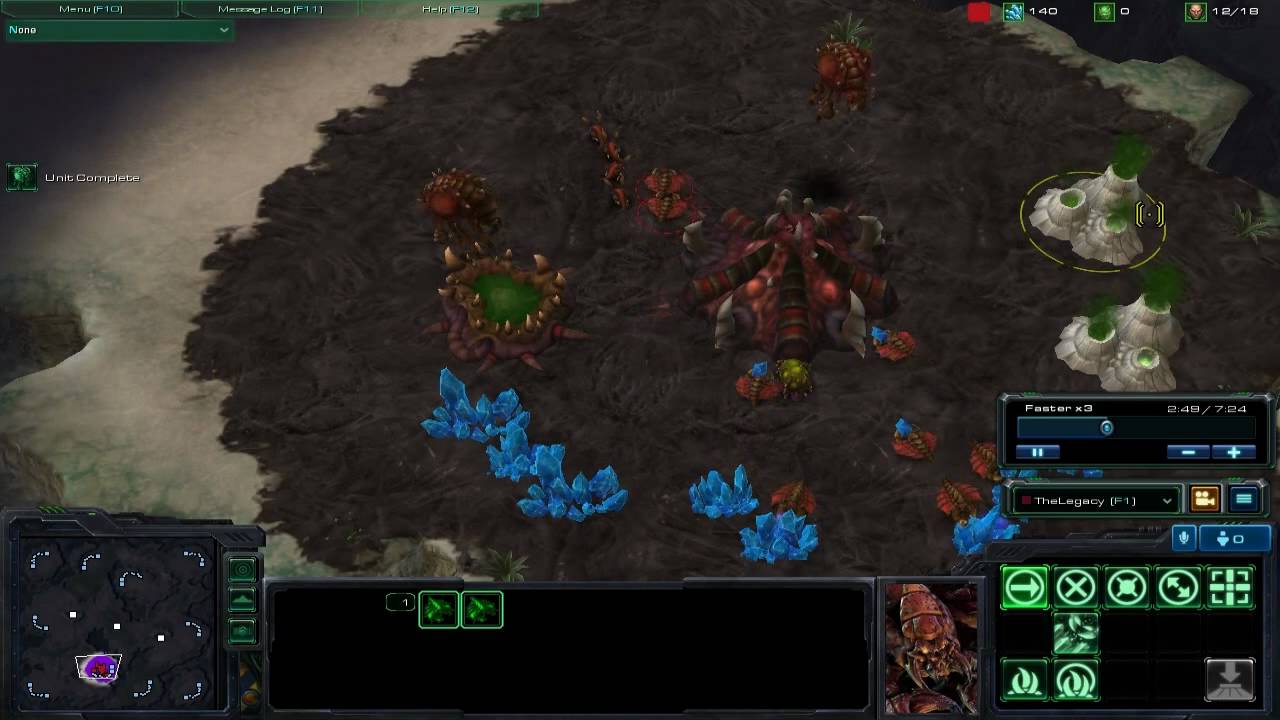 StarCraft 2 Strategies - Zergling and Spine Crawler Rush (vs. Zerg) (HD ...