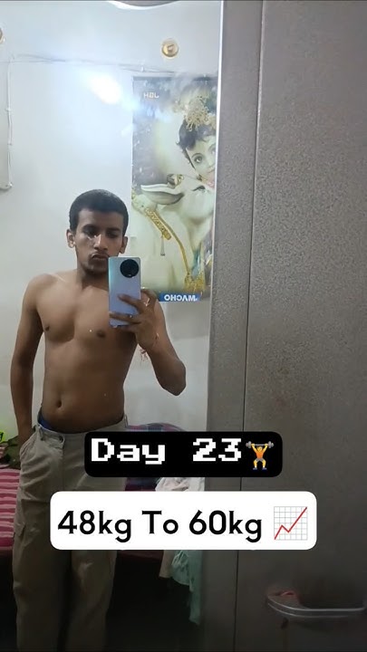 Day 23 Transformation 💪 | 48kg to 60kg Challenge 🔥 No Rest Days! #day23 - YouTube