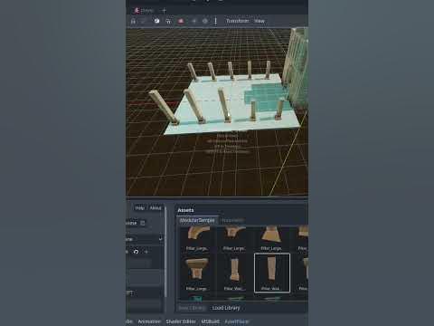 Make levels FAST in Godot 4 - AssetPlacer Plugin #godot4 #shorts - YouTube