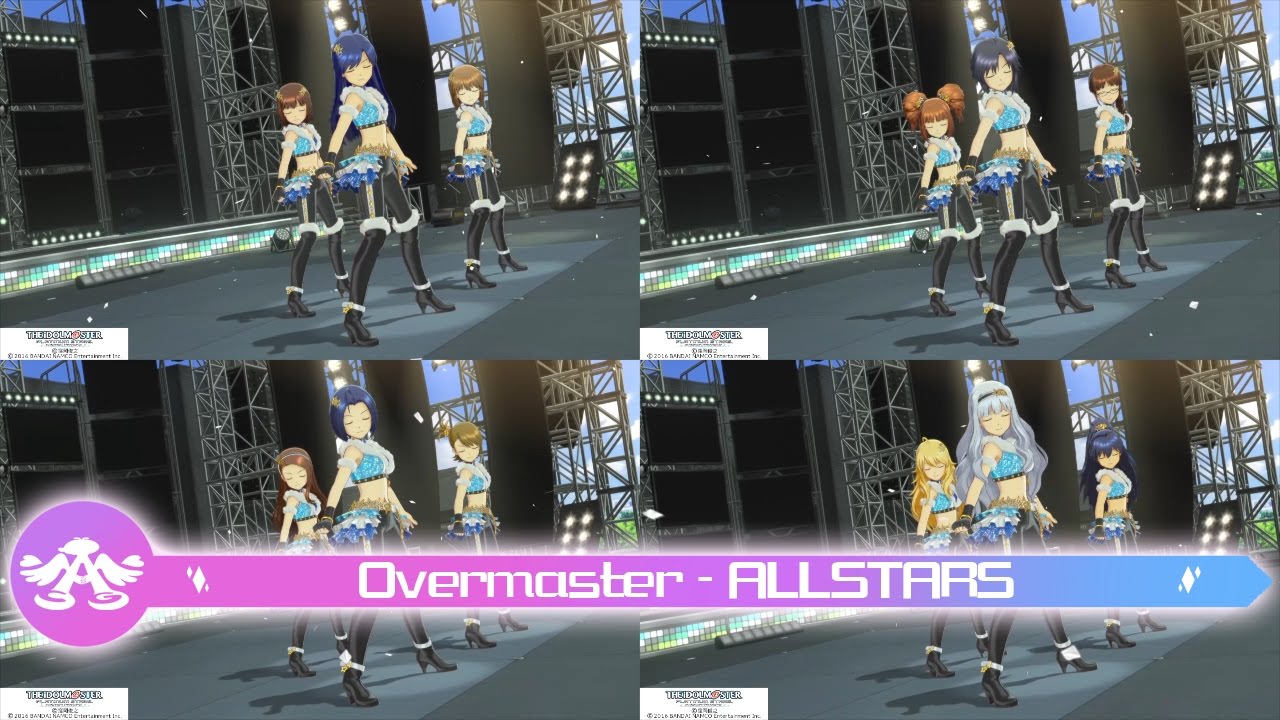 THE iDOLM@STER Platinum Stars: Overmaster - ALLSTARS - YouTube