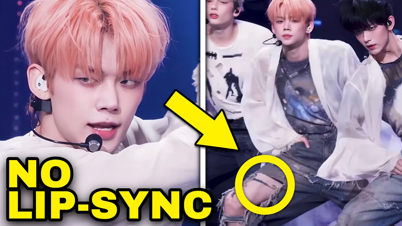 Yeonjun accidentally proved TXT does not lip sync #kpop - YouTube