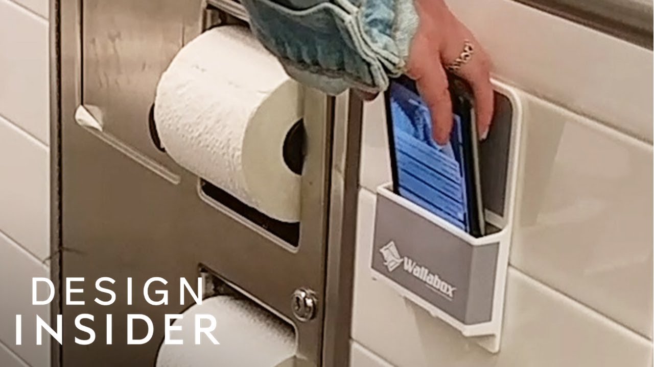 Wall Box Holds Your Phone In The Bathroom - YouTube
