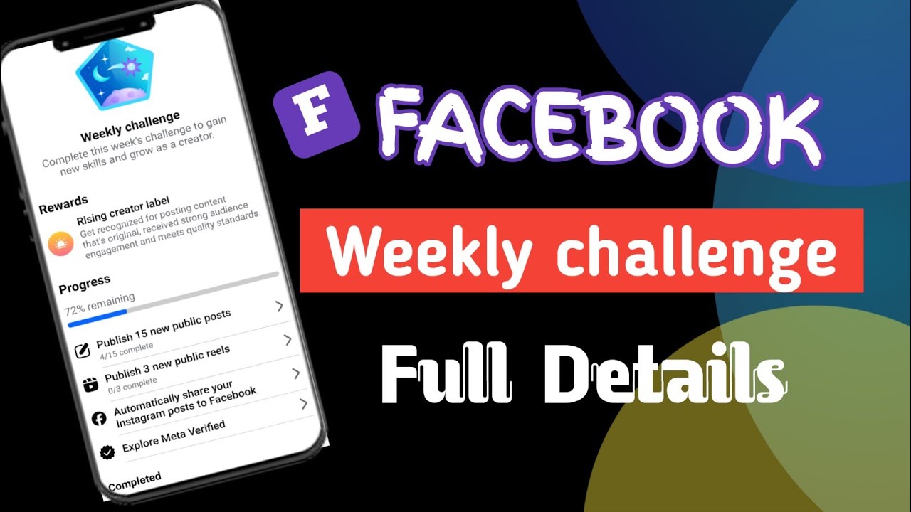 How to complete facebook weekly challenge | facebook weekly challenge ...