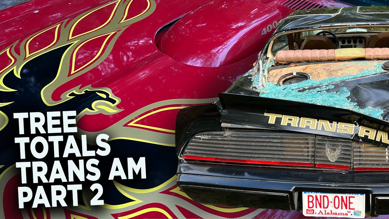 Part 2: 1979 Pontiac Trans Am Totaled by Tree, 4-speed Ahead! - YouTube