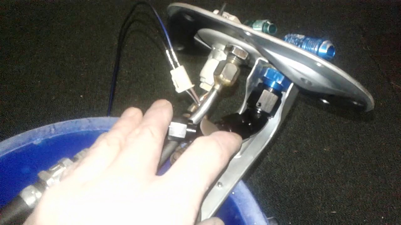 DO NOT TRY THIS AT HOME! Fuel pump test in bucket! - YouTube