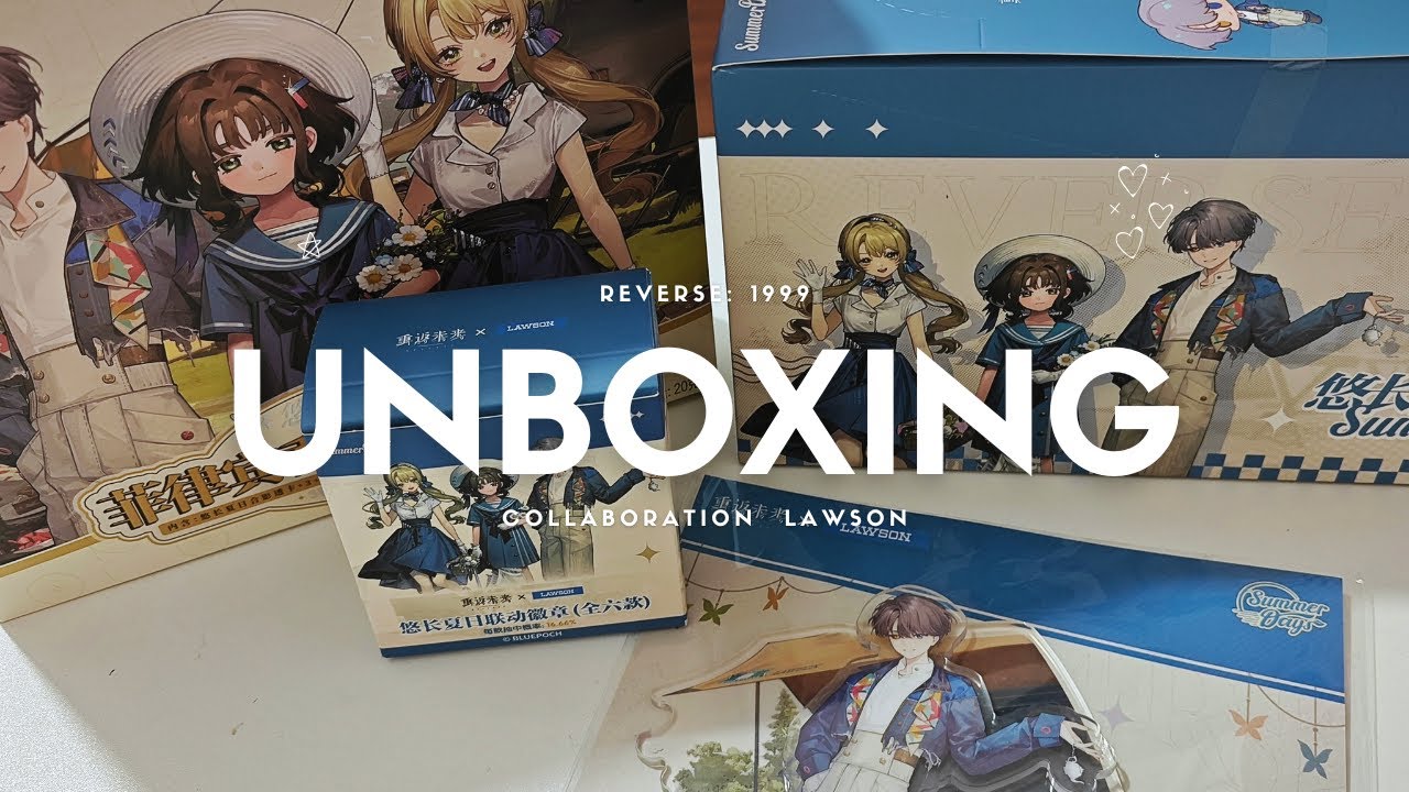 Unboxing Reverse: 1999 x LAWSON Collab Merchandise - YouTube