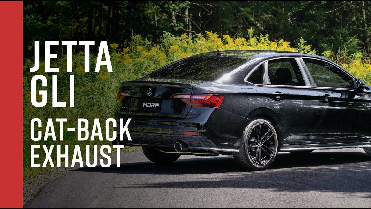 2022+ VOLKSWAGEN JETTA GLI // MBRP 3" Cat-Back, Dual Rear Exit Exhaust ...