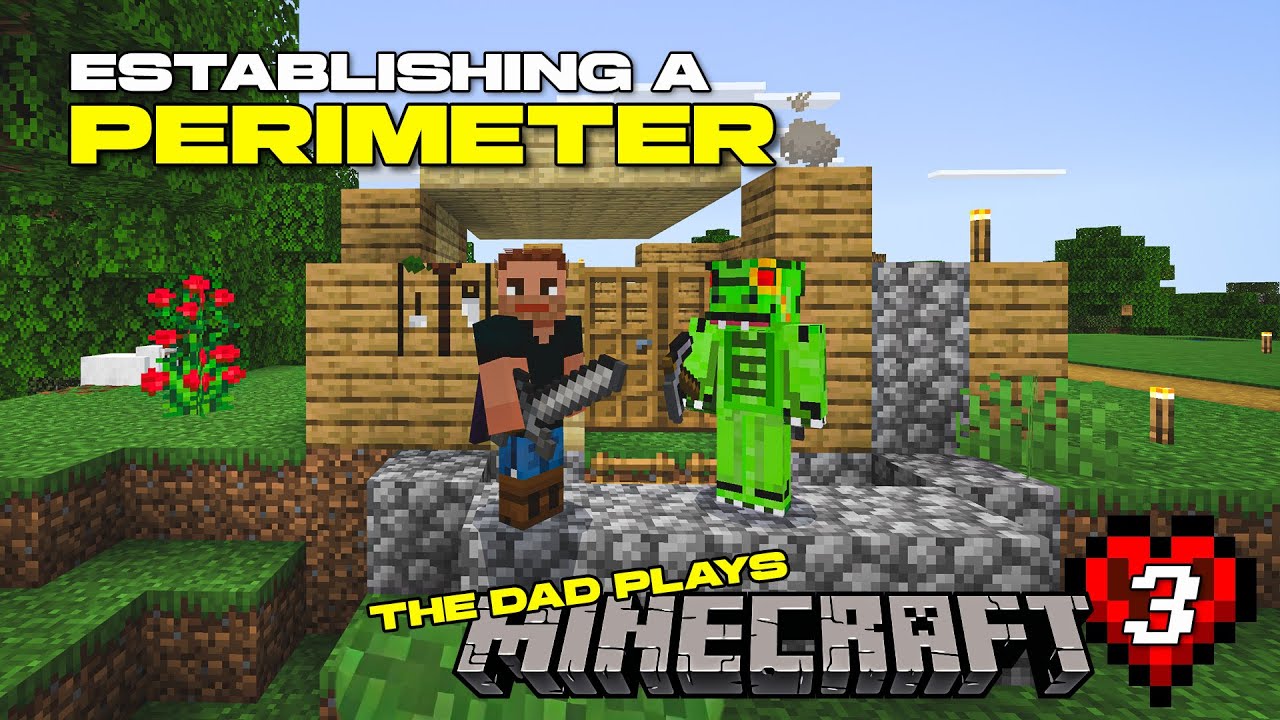 Securing the Perimeter in Hardcore Minecraft! Part 3 - YouTube
