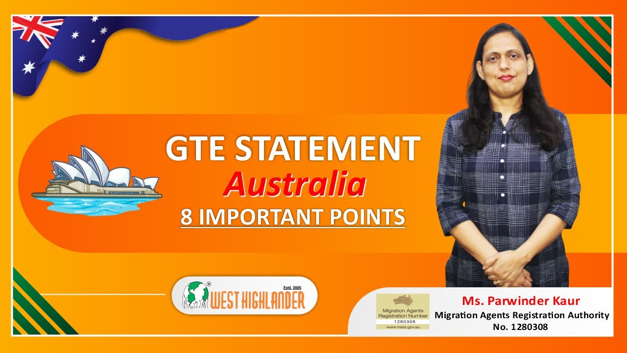 GTE Statement Australia 8 Important Points - YouTube