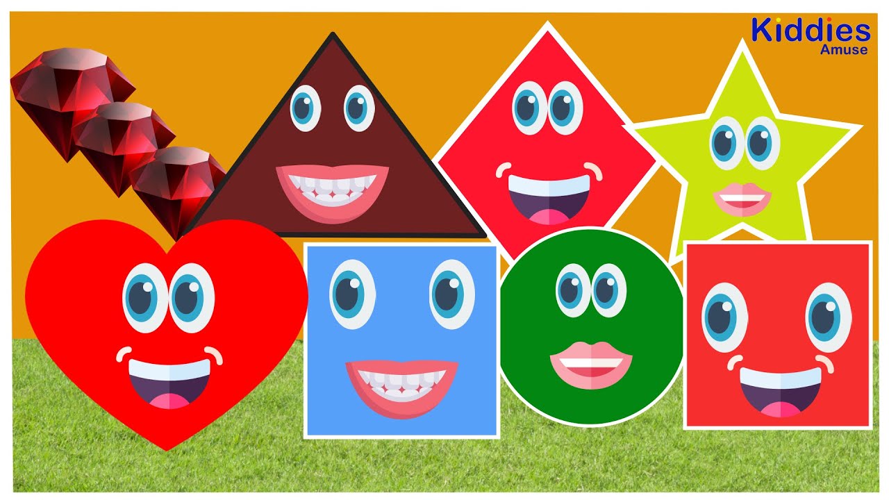 Shape & Color Song - Learn shapes and Colors with ice cream and ...