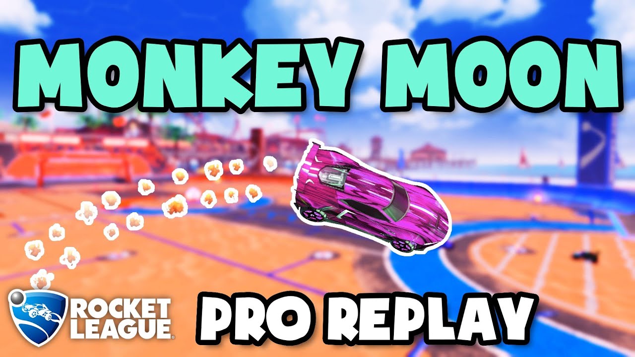 M0nkey M00n Pro Ranked 2v2 #6 - Rocket League Replays - YouTube