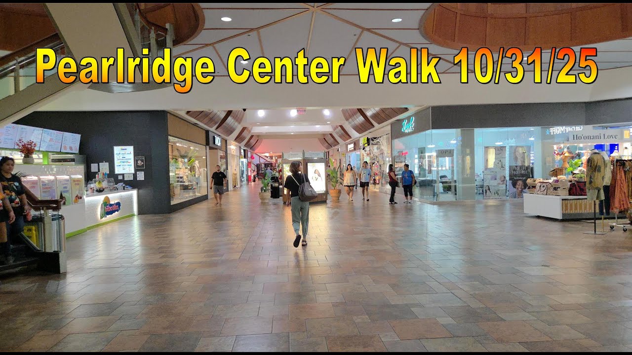 Pearlridge Center Phase 1 Walk 10/31/25 in Aiea, Oahu, Hawaii - YouTube