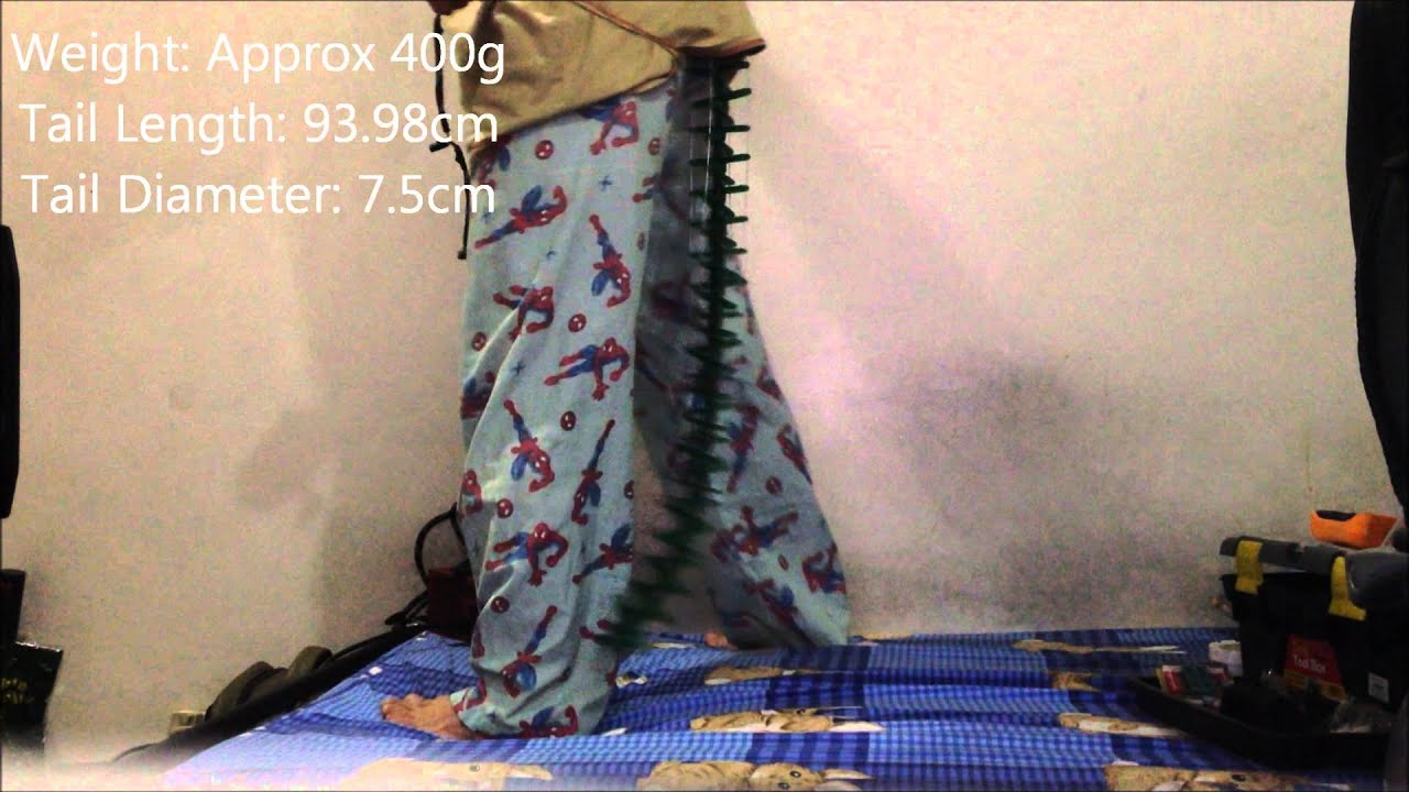 Robotic Fursuit Tail v2.0; Engineered by Tooth Less - YouTube