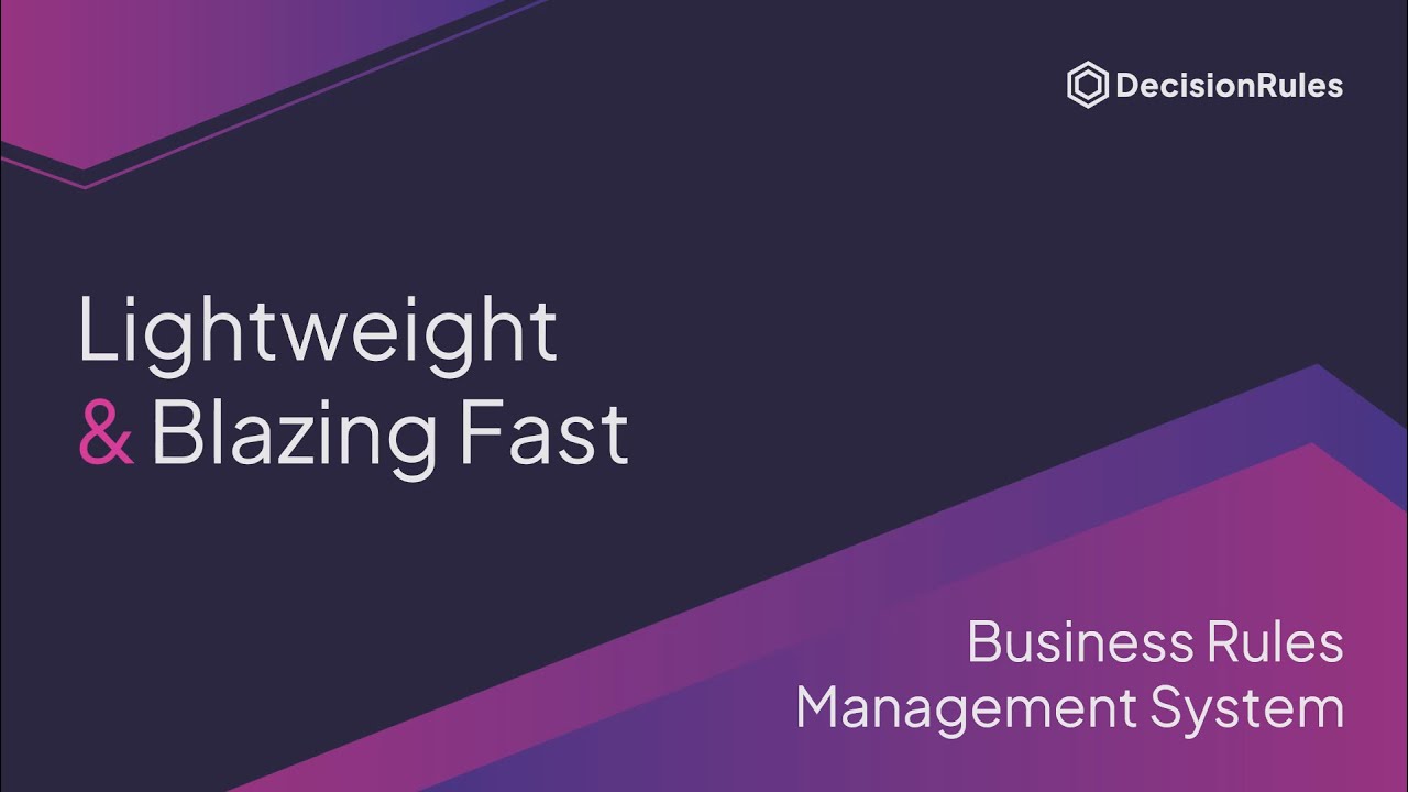 DecisionRules Pitch Presentation - YouTube