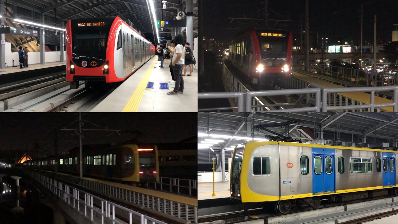 LRMC/LRT-1 Night Spotting at Cavite Extension Stations - YouTube