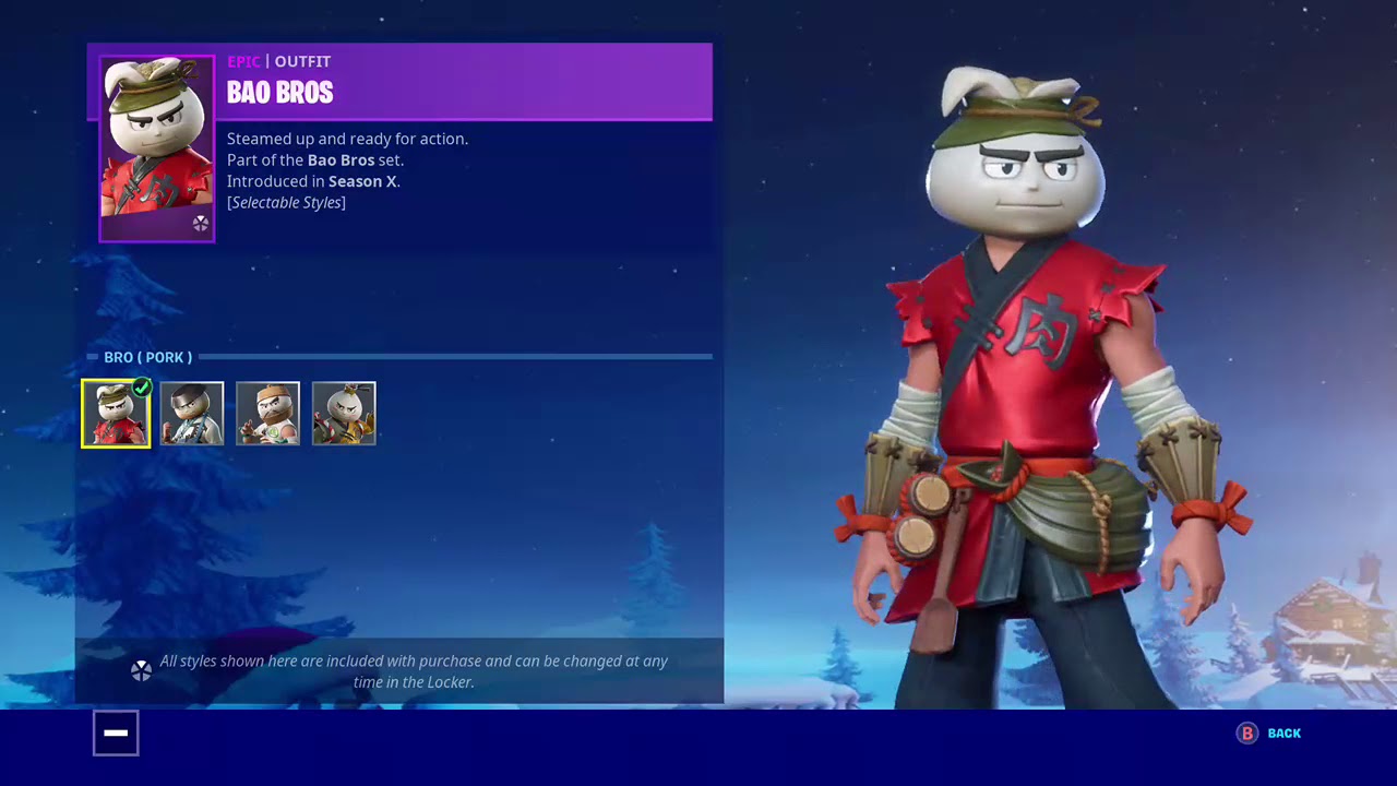 Fortnite Winterfest: New Bao Bros Item Shop 12/29/19 - YouTube