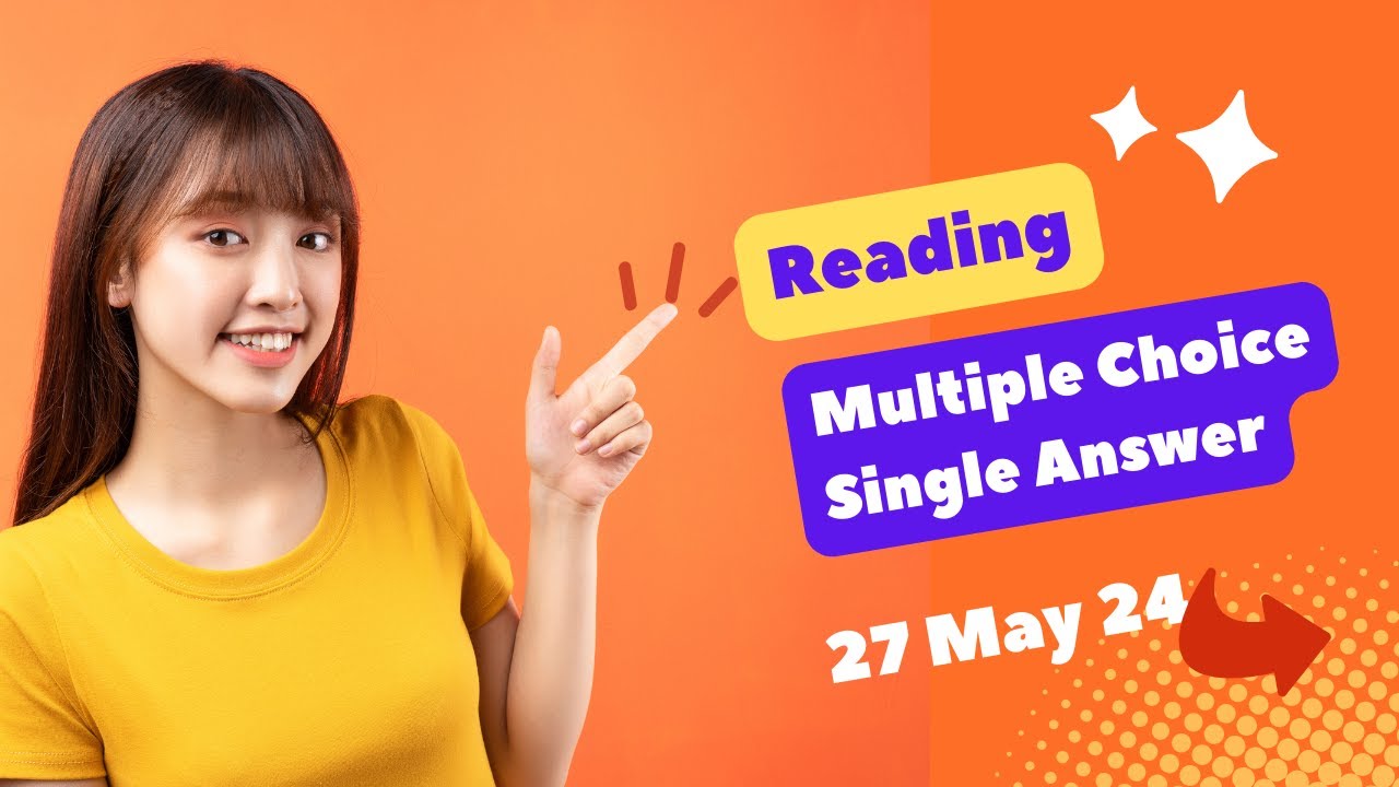 Reading Multiple Choice Single Answer Most Repeated - YouTube