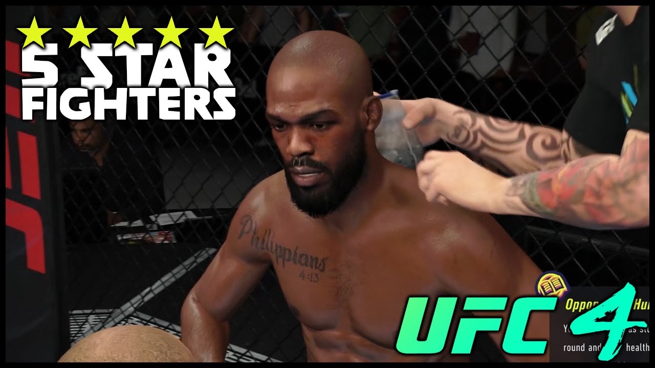 UFC 4! - Using the 5 Star Fighters! - "Jonny Bones Jones"! - YouTube