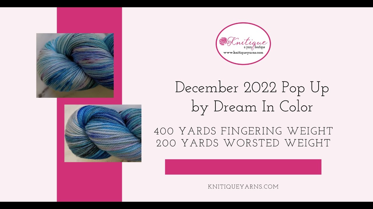 We are so excited we could get more of this yarn. Watch to see ...