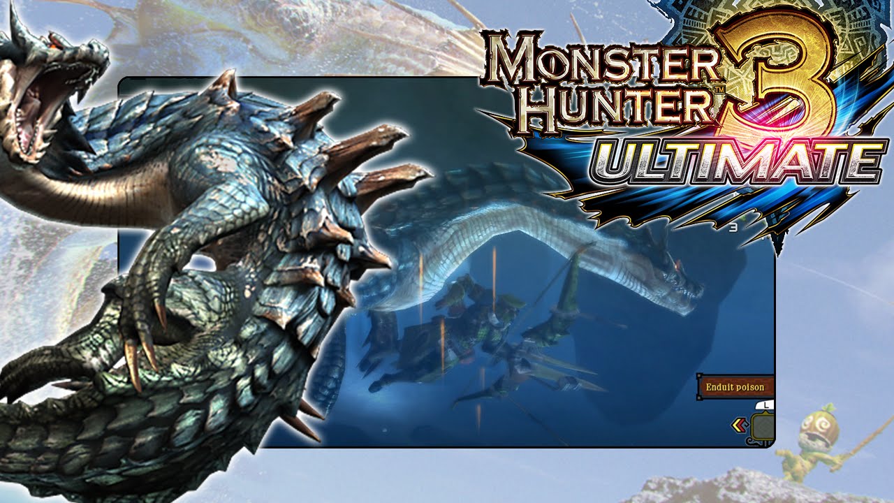 Let's Coop Rath - Monster Hunter 3 Ultimate - Chasse du Lagiacrus - YouTube