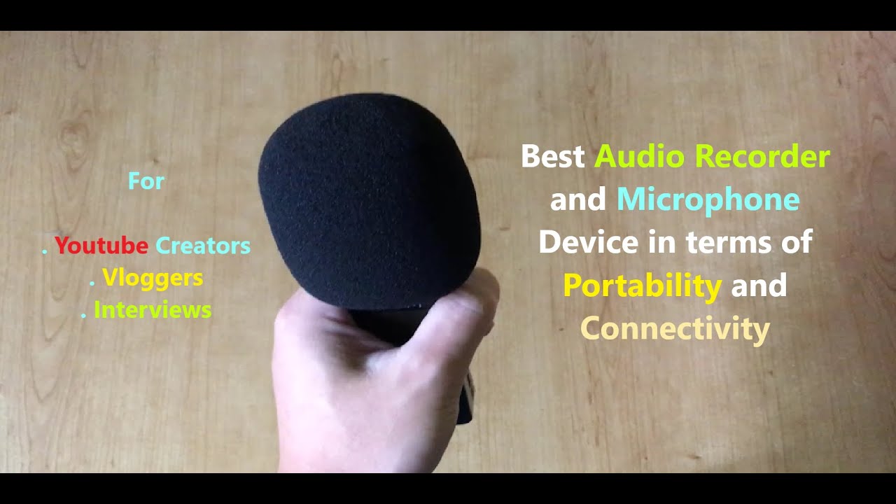 Best Audio Recorder and Microphone Device in terms of Portability and ...