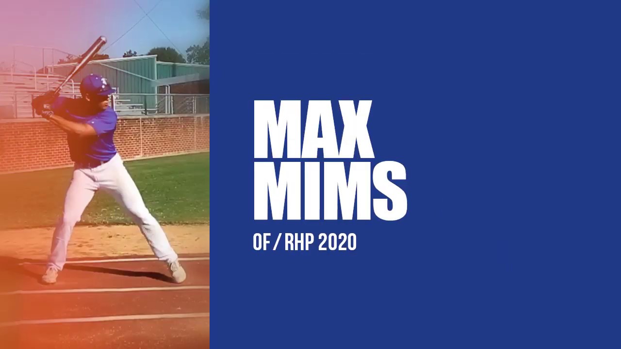 Max Mims OF/ RHP 2020 Friendswood High School - YouTube